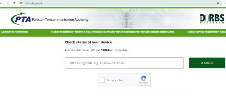 PTA Mobile Registration Online: How To Register Mobile In PTA?