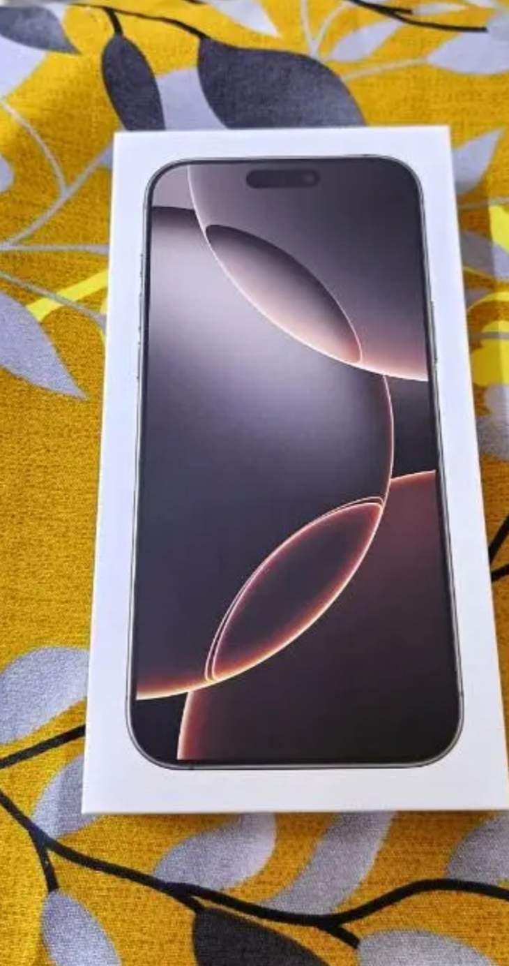 IPhone 16 Pro Max 256GB Box Pack Desert Titanium