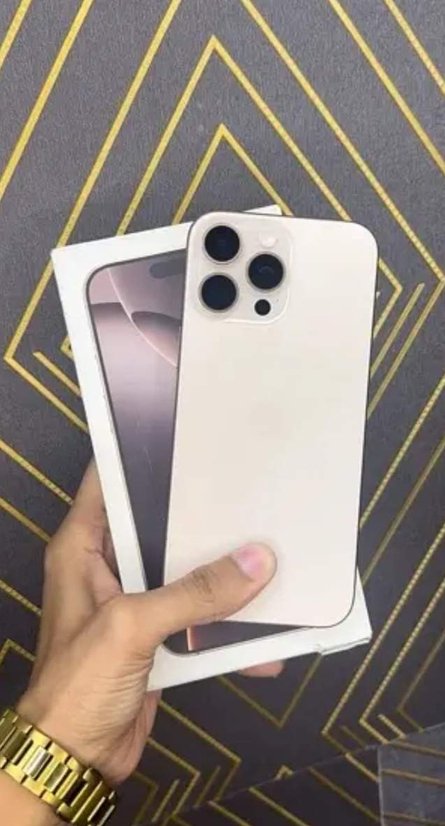 IPhone 16 Pro Max Non PTA 256 GB With Box Cable Factory Unlock